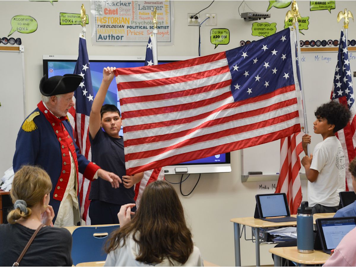 Sons of the American Revolution Representative Shares History of the ...