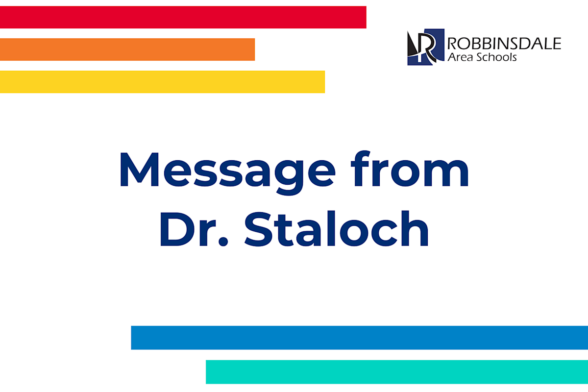 Message from Dr. Staloch: update on Statutory Operating Debt Plan ...