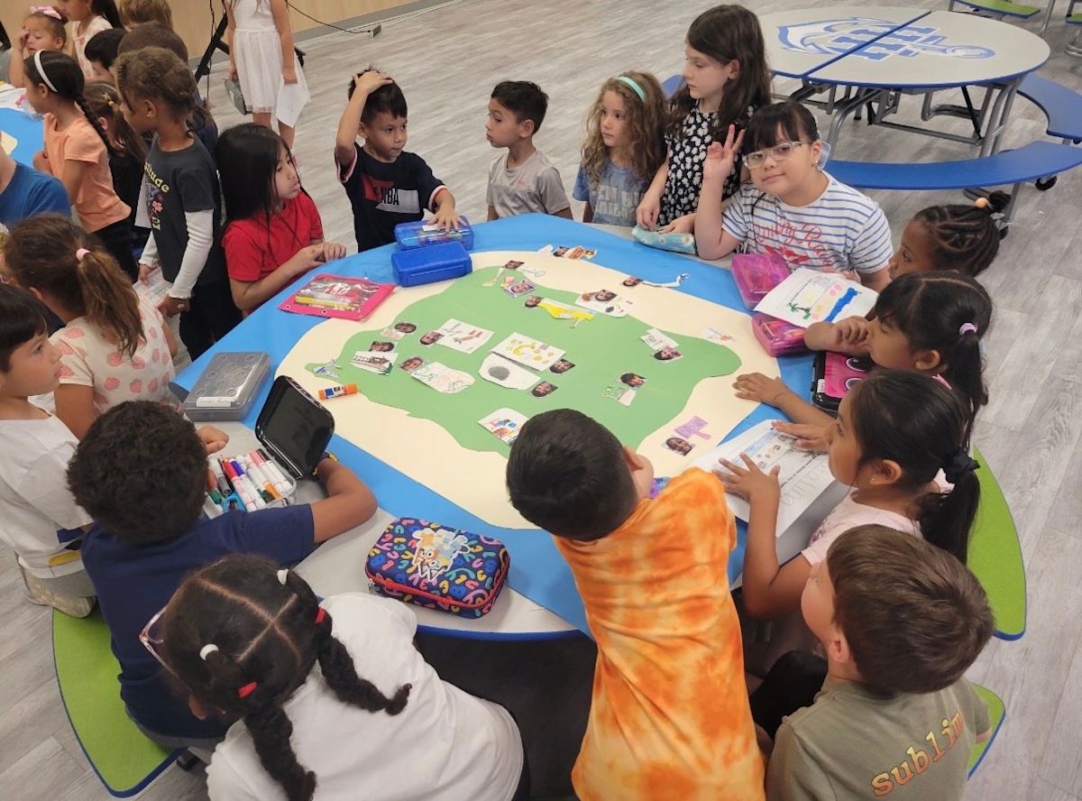 First Graders Embark on Deserted Island Project Together | Post Details