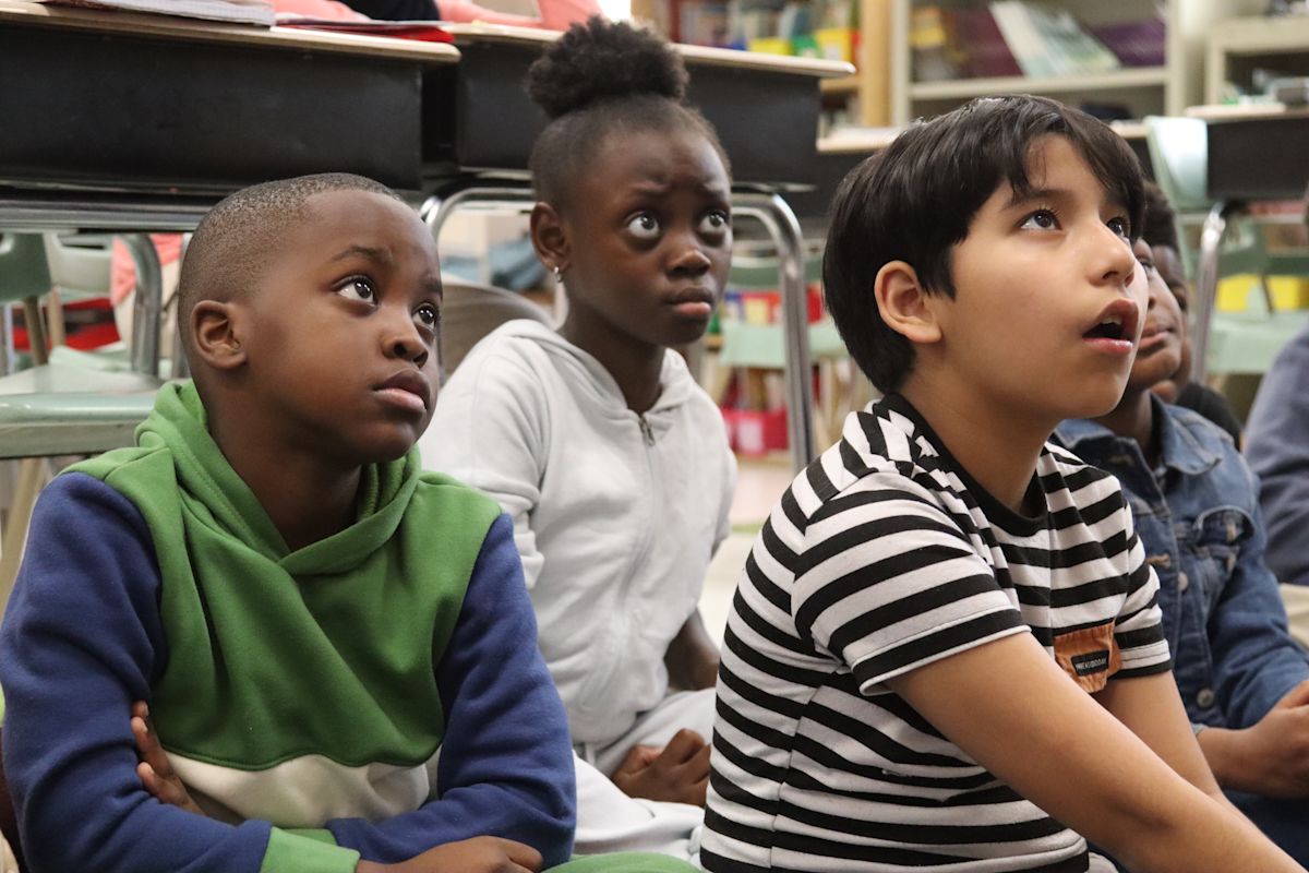 Grimes School participates in Read-a-Loud to a Child Week | News Details