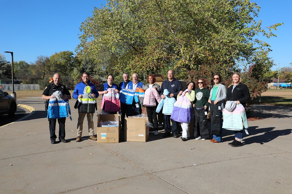 Community businesses/organizations donate winter wear to district ...