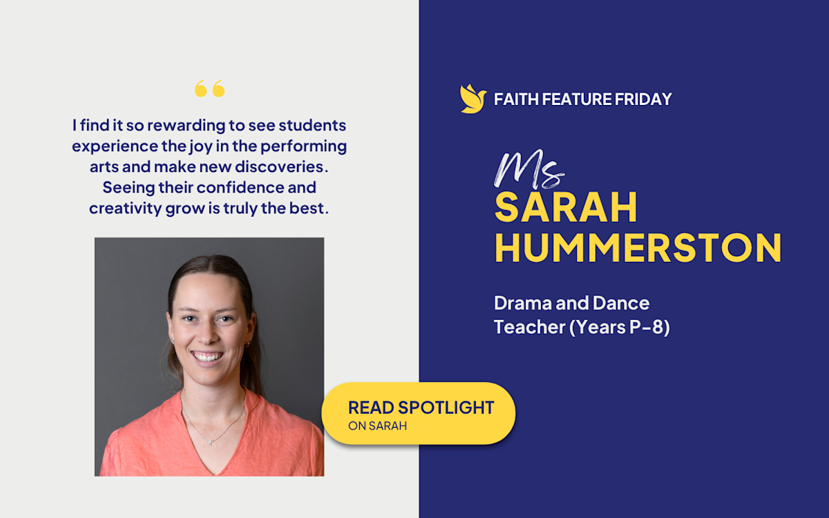 Faith Feature Friday: Ms Sarah Hummerston | Post