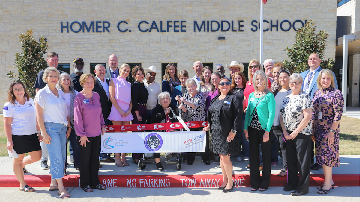 Press Release: Willis ISD Dedicates Homer C. Calfee Middle School | article