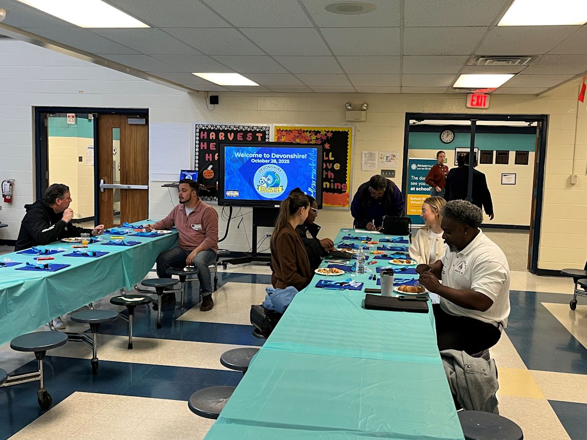 Devonshire Elementary builds relationships over breakfast | Posts Details/Default Board Post Page