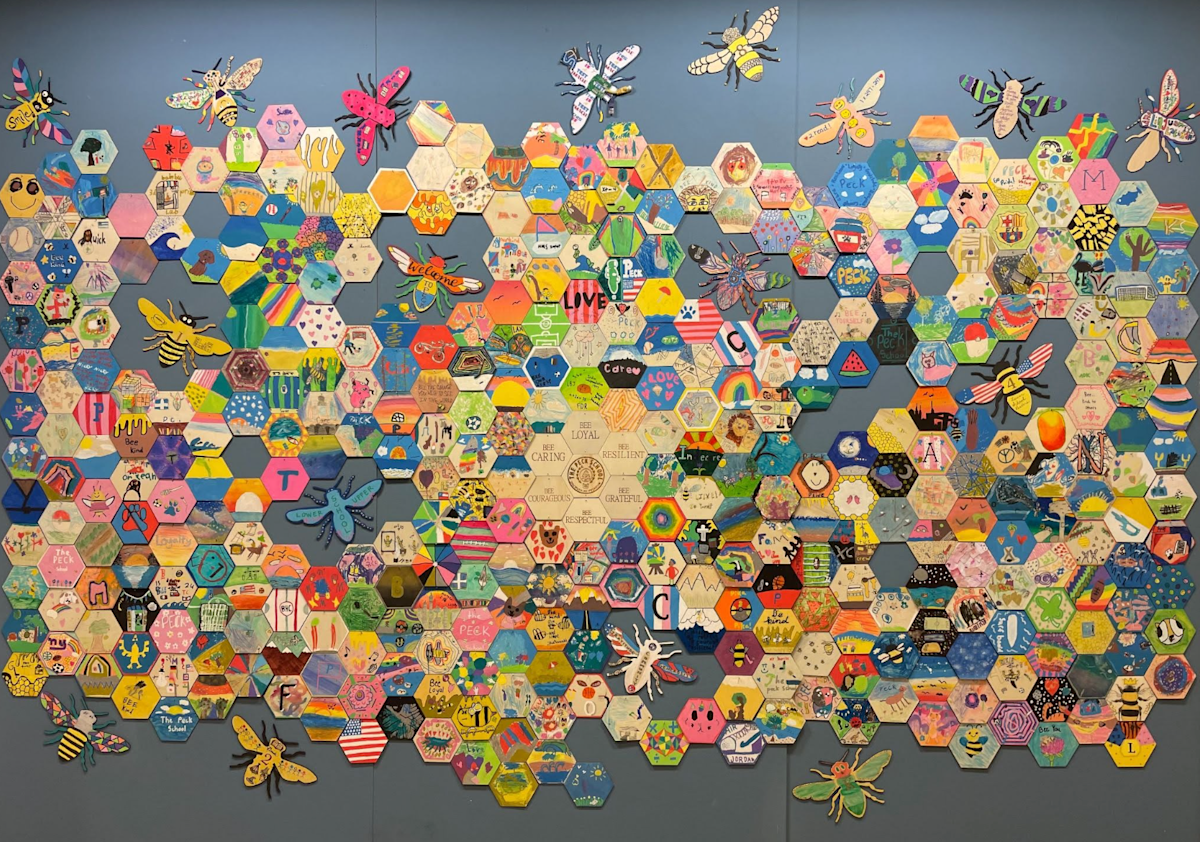 Peck’s Community Art Project Creates a Buzzing Display of Unity | News ...