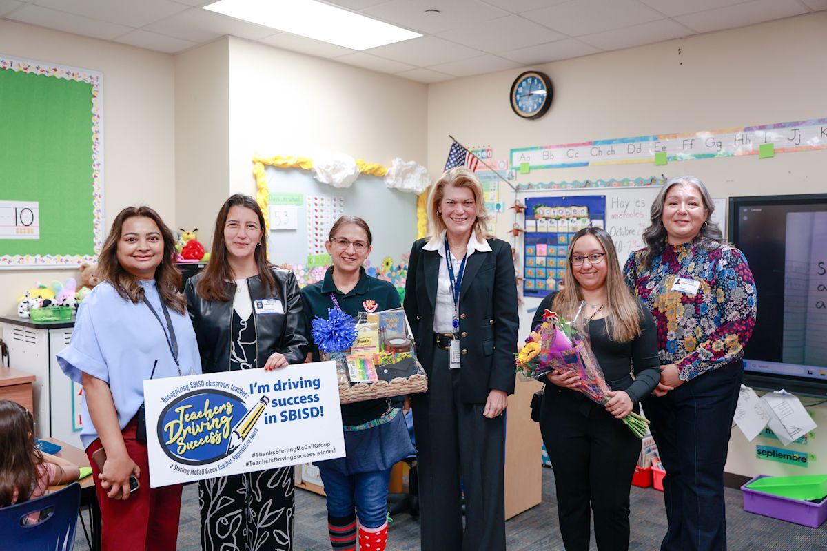 SBISD Celebrates October Teachers Driving Success Winner: Maria Garza ...