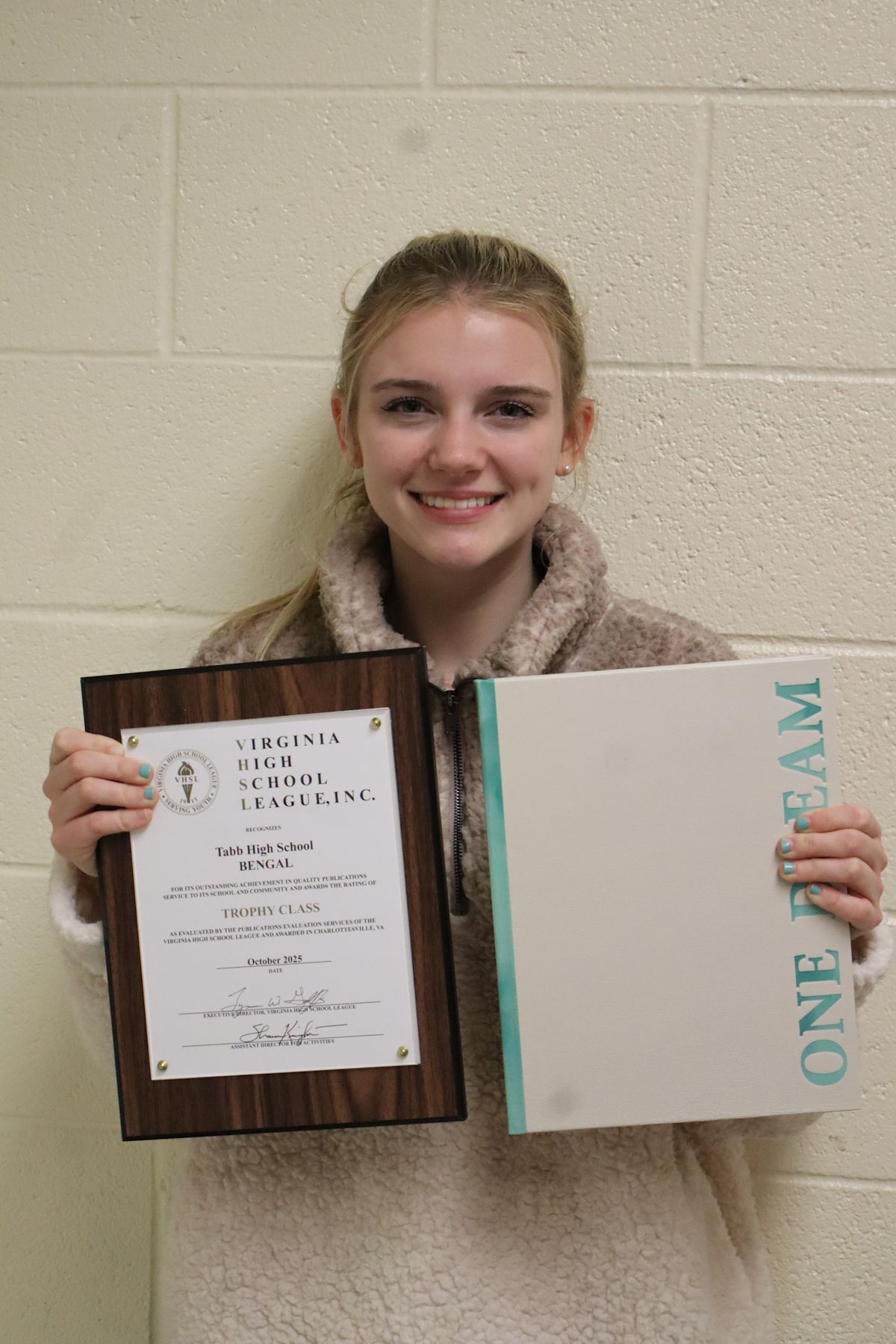 Yearbook Receives Trophy Class for 2024-25 Yearbook | Post Details