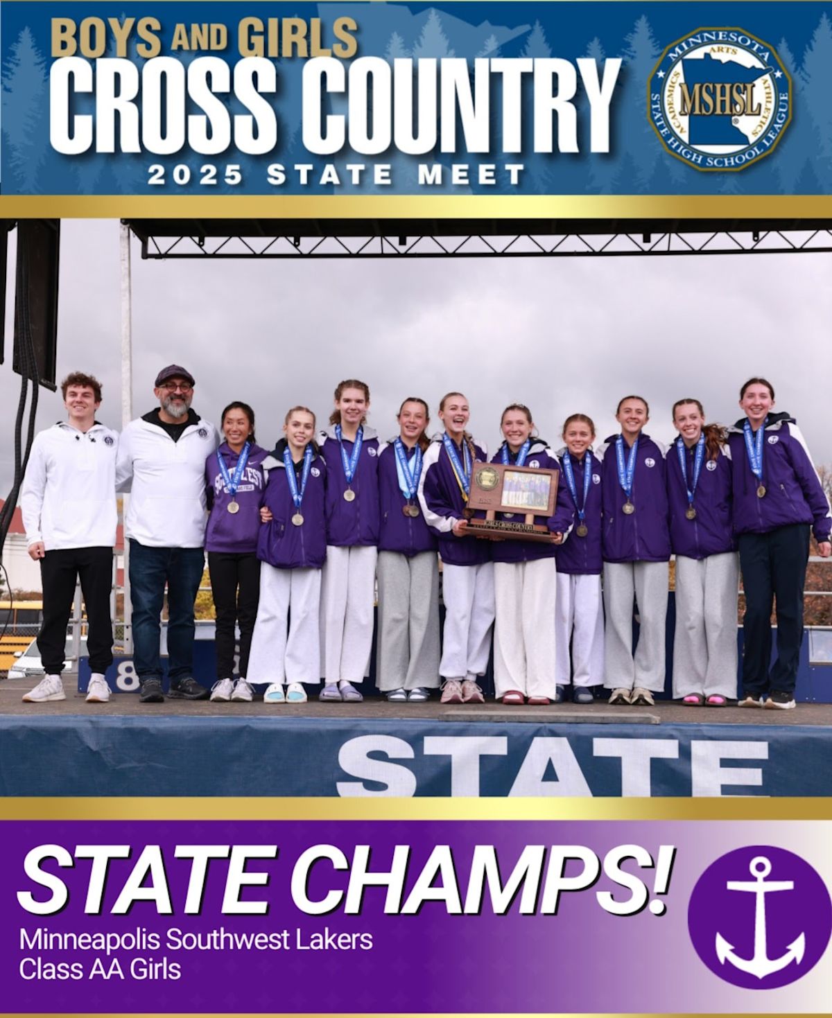 Southwest Girls Cross Country Best in State! | News Detail