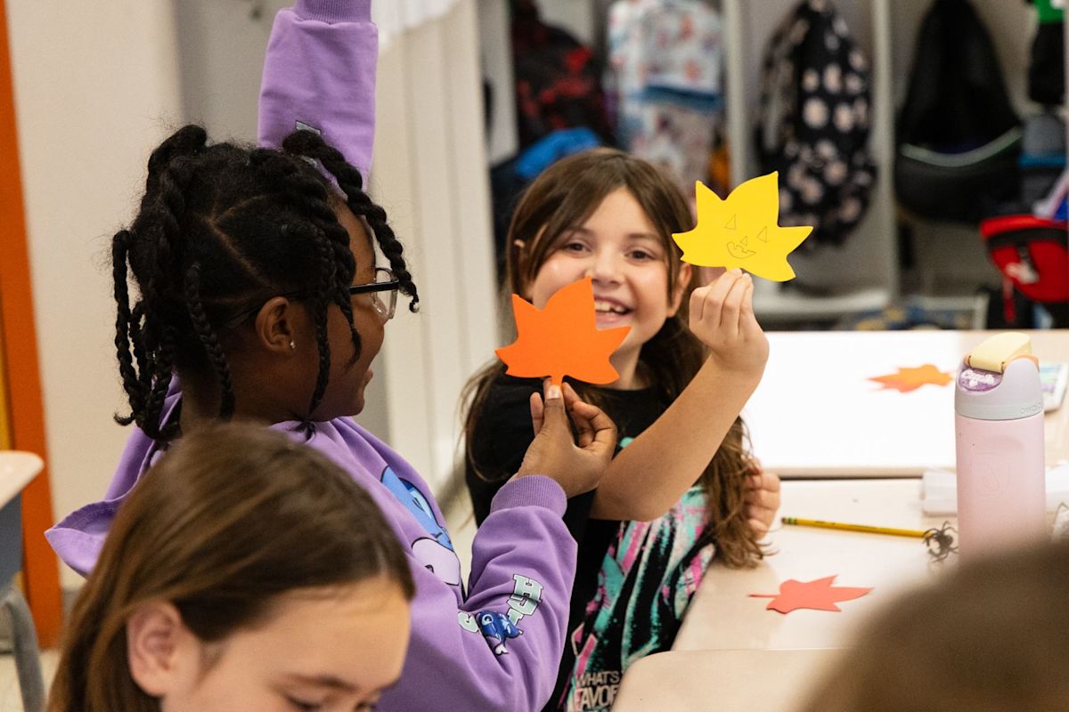 Students Welcome the Season with a Fall Storytime and Leaf Sprite ...