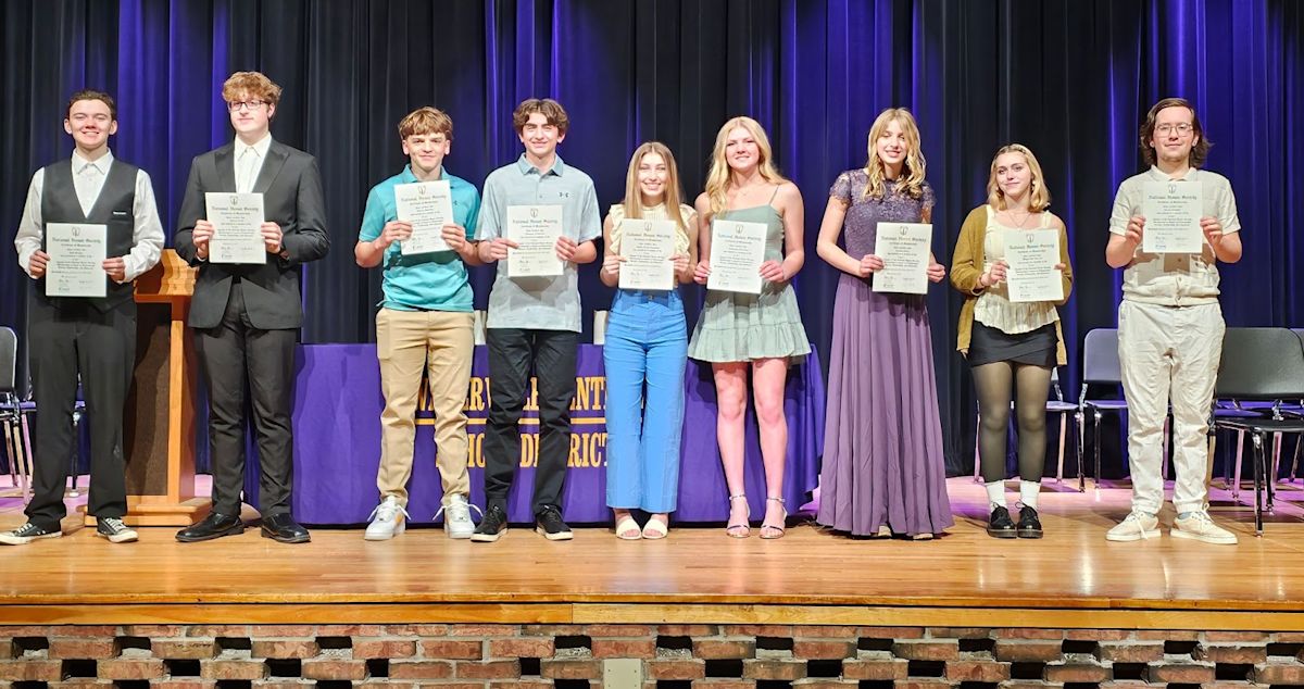 Waterville Jr./Sr. High School Inducts Outstanding Students into ...