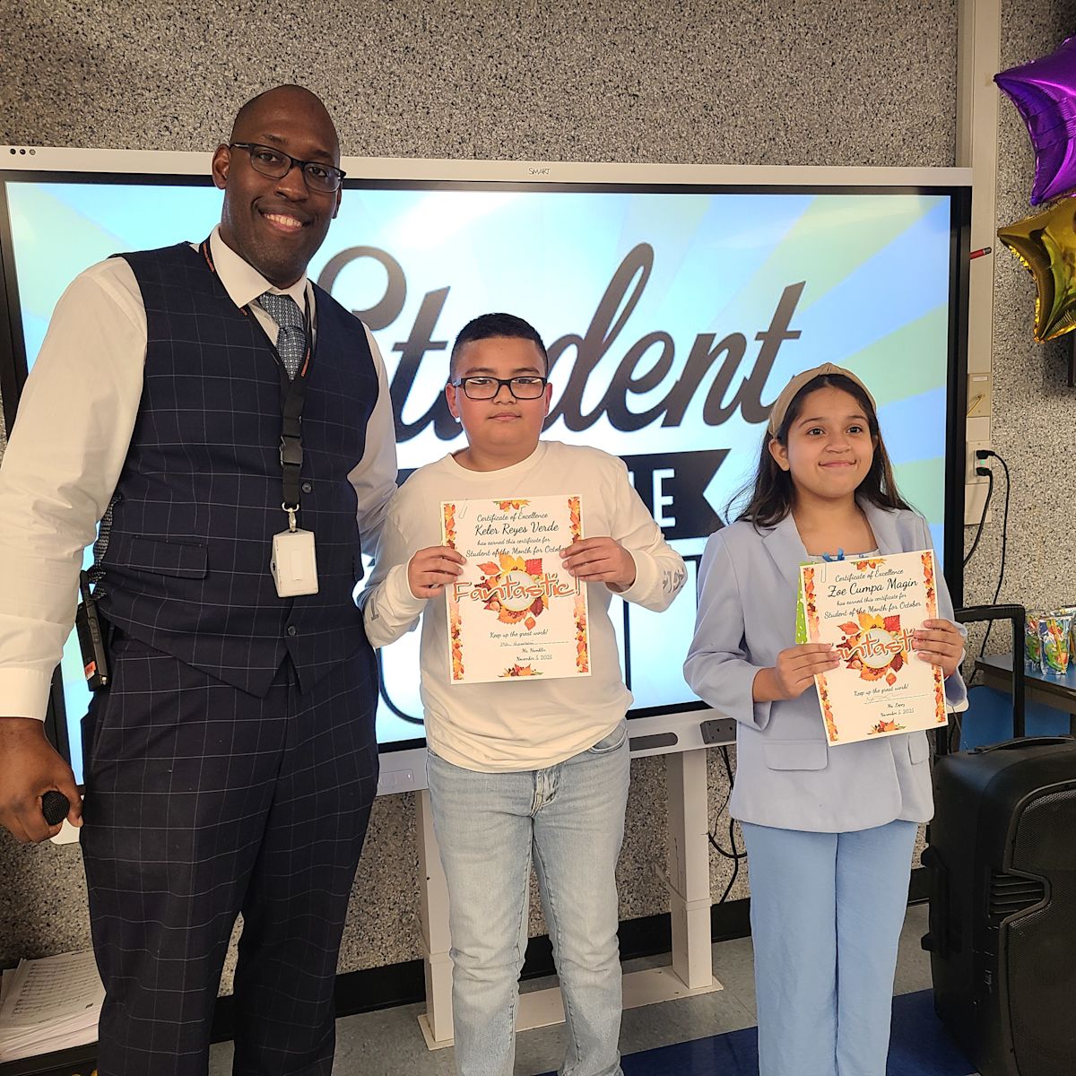Cordello Awards Students of the Month | News Details