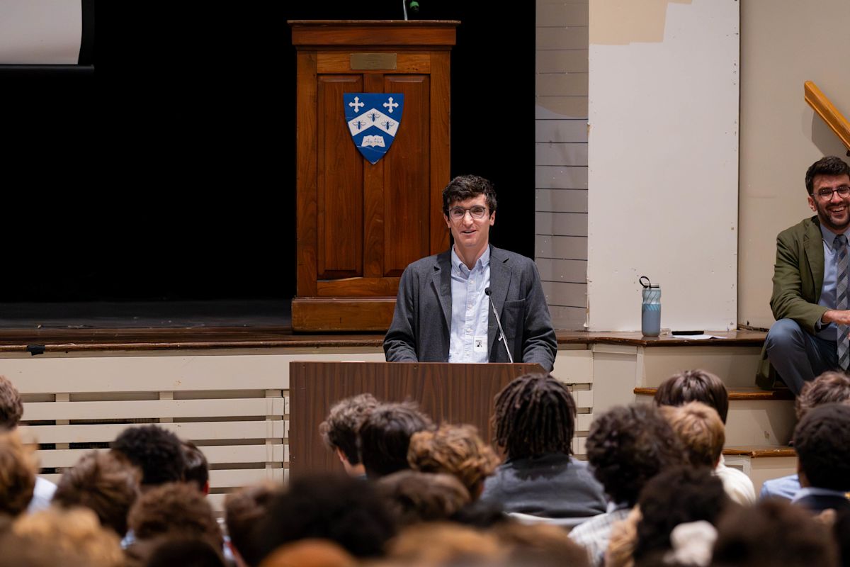 Writer at Work: Isaac Stanley-Becker | News and Events | Gilman School