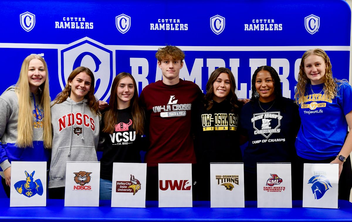 Cotter Schools Celebrates Seven Athletes Signing Letters of Intent ...