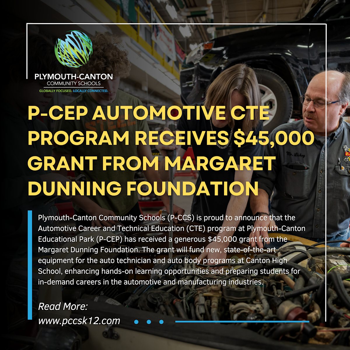 P-CEP Automotive CTE Program Receives Grant from Margaret Dunning ...