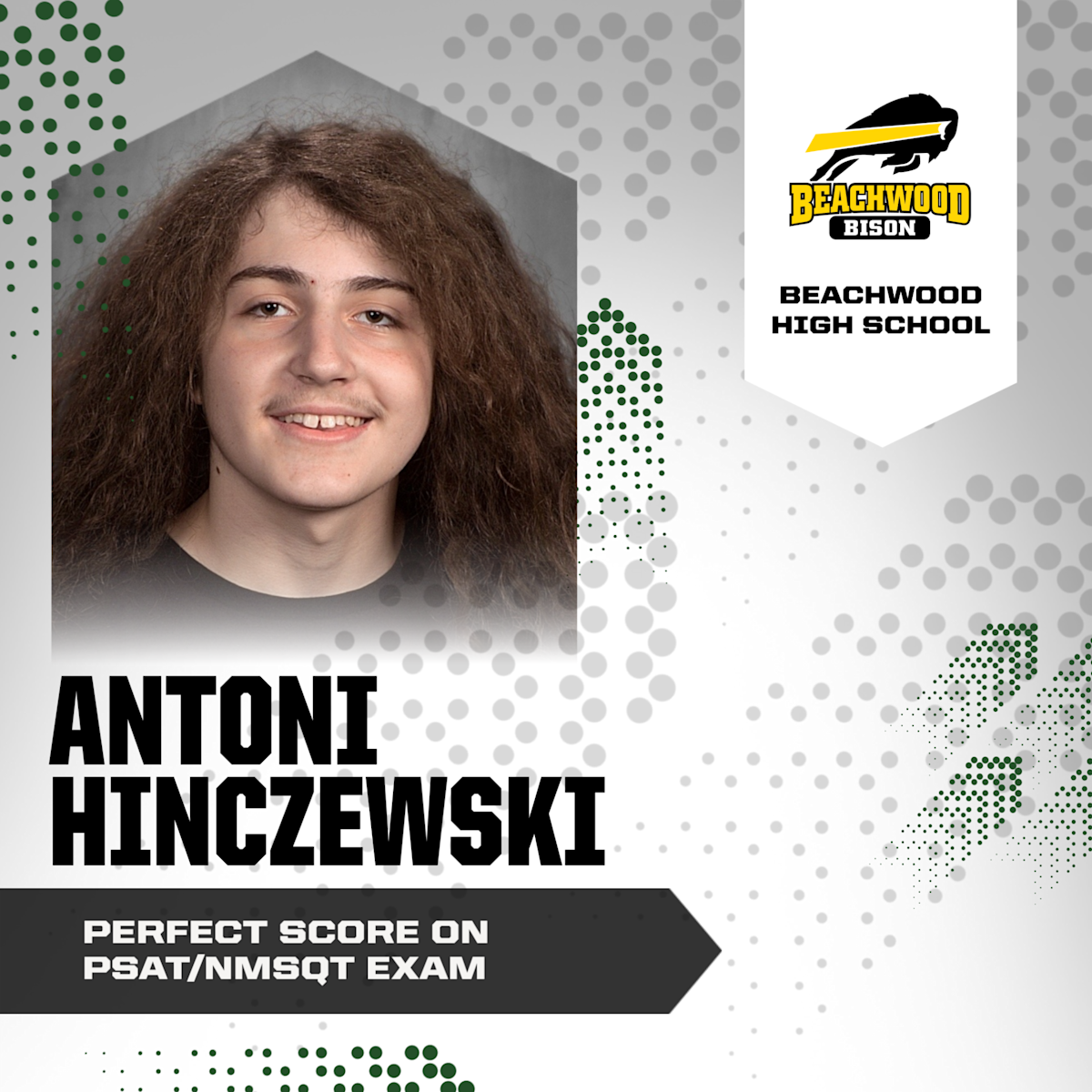 Beachwood High School Student Earns Perfect Score on PSAT/NMSQT | News ...