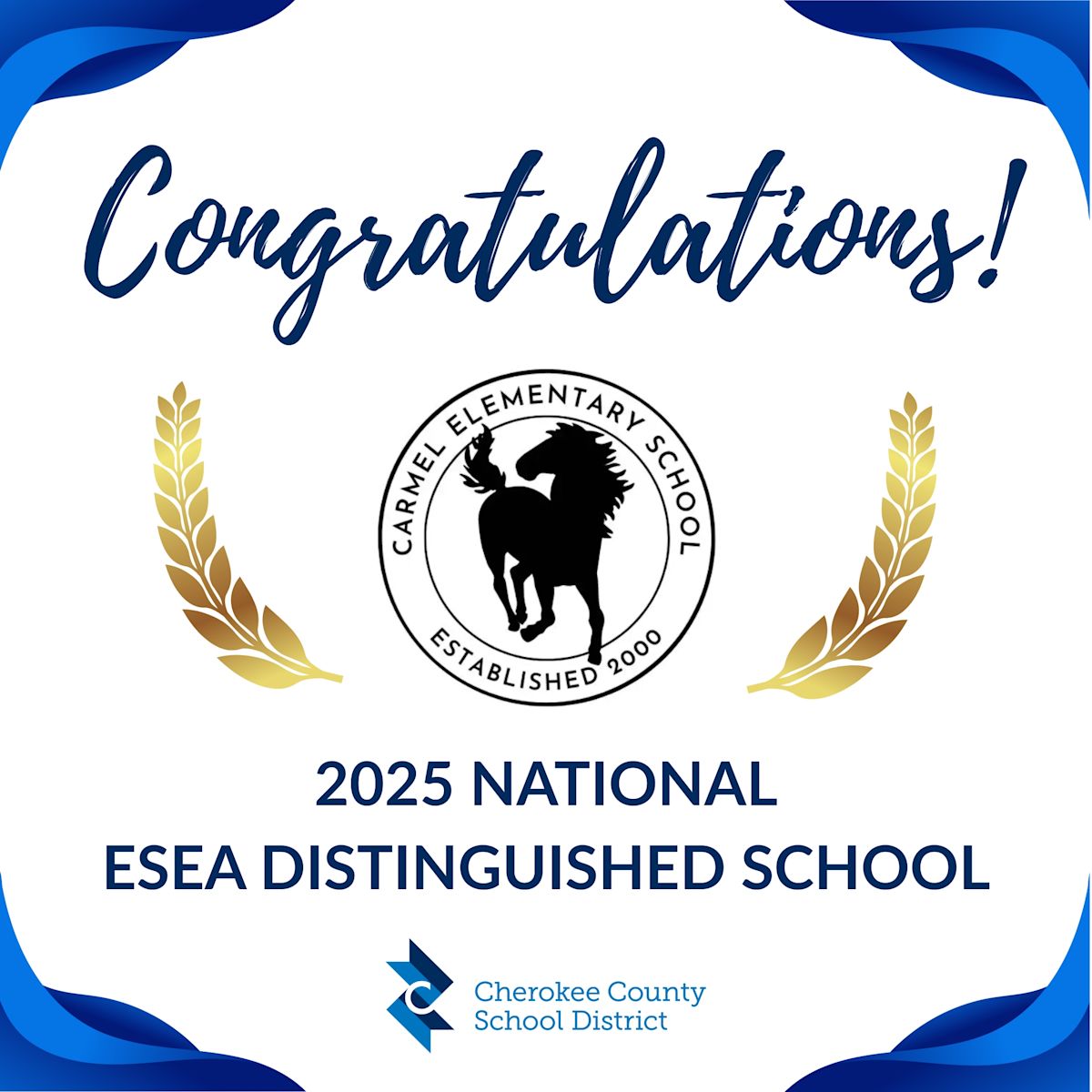 CCSD Elementary School Named a National Distinguished School | Post Detail