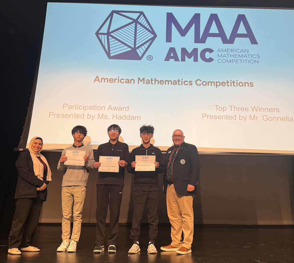 Upper School Students Excel in AMC Mathematics Competition | News Posts
