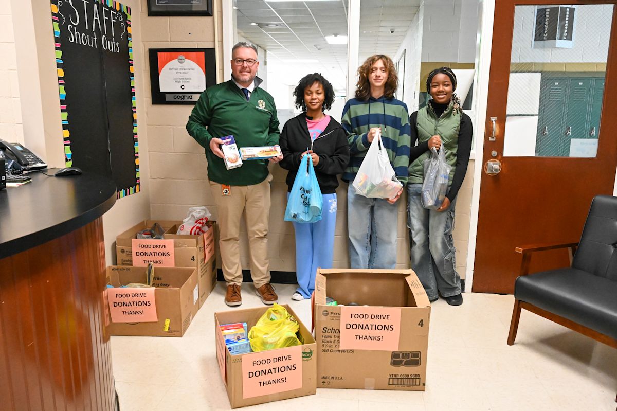Northern Nash High School Food Drive | News Details