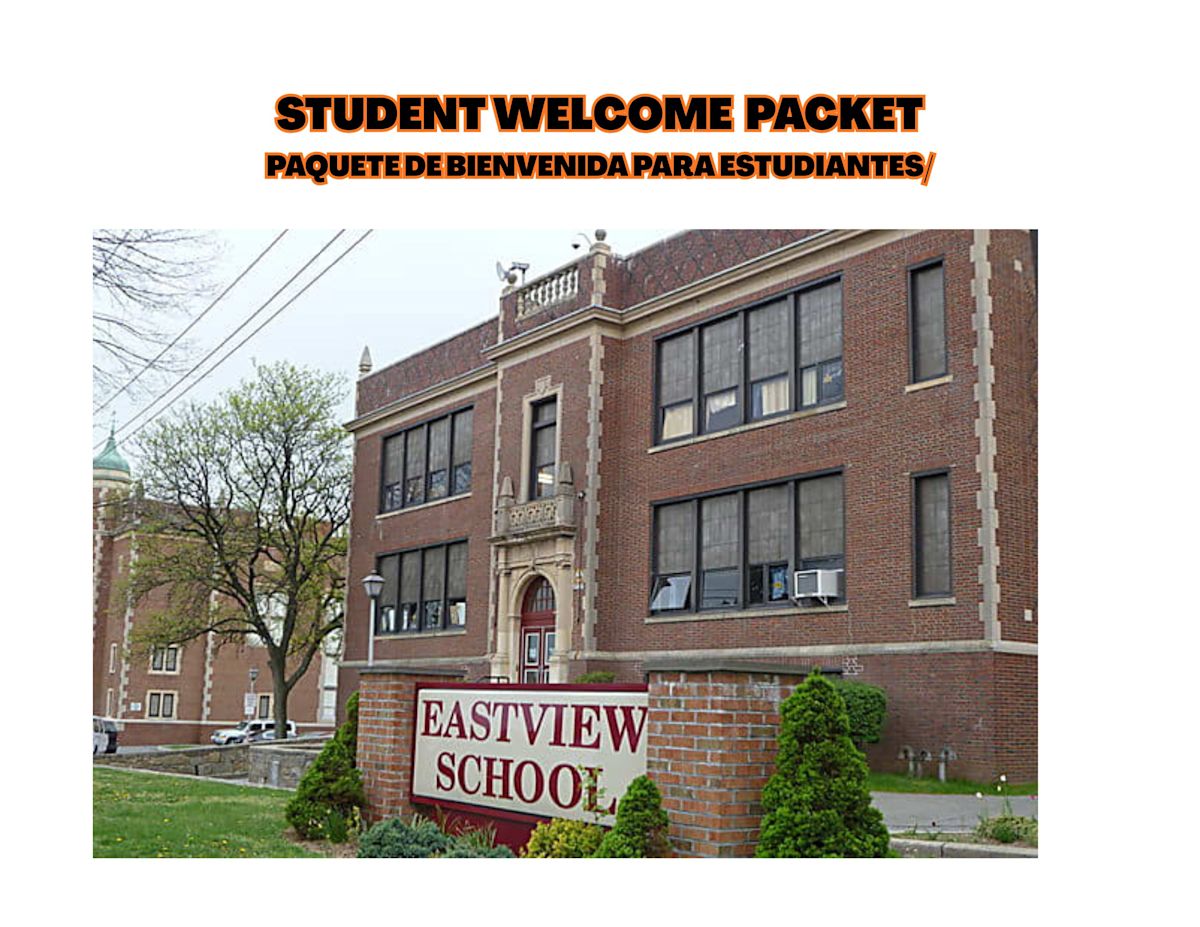 2025-2026 Student Welcome Packet / Paquete de bienvenida para ...