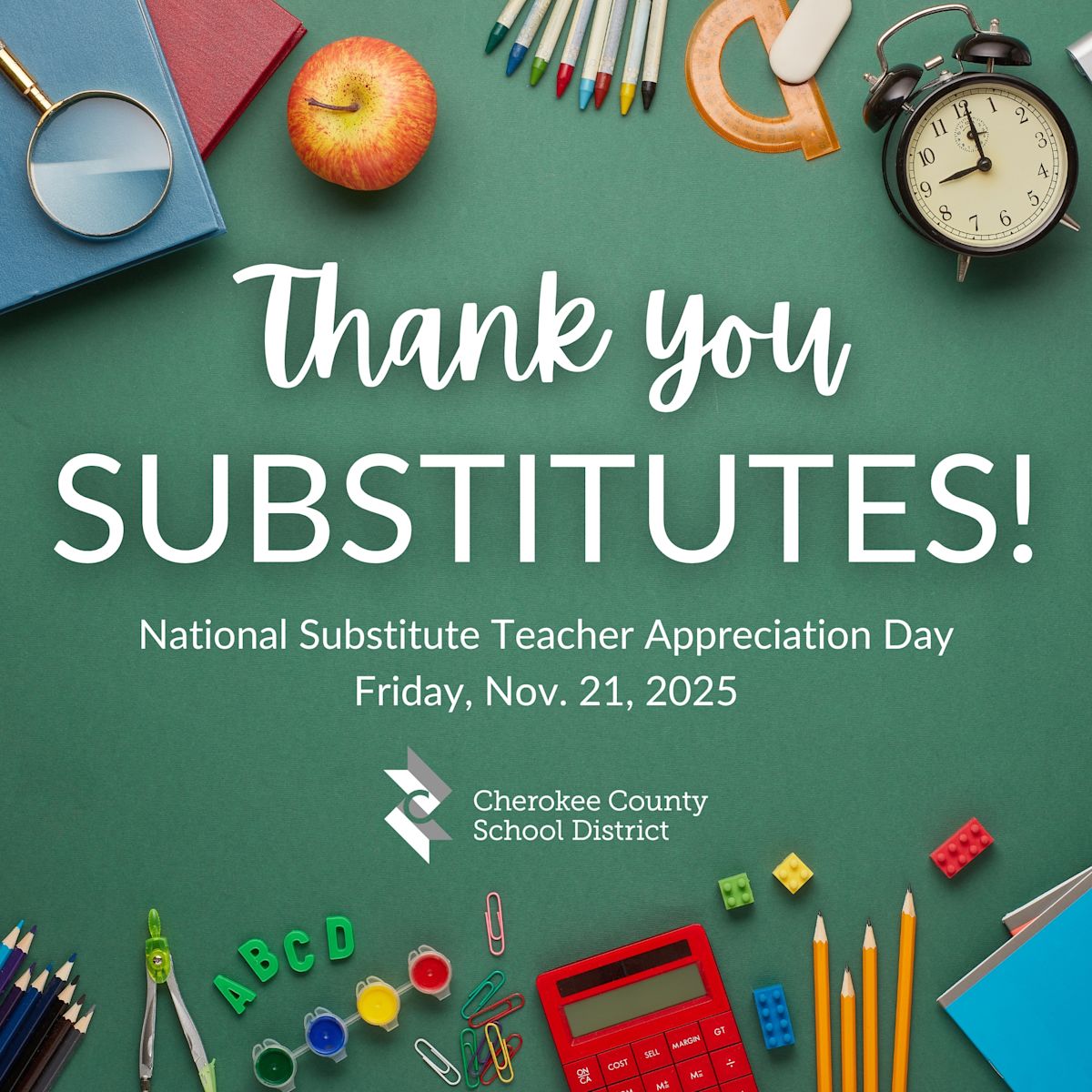 Thank You to Our Substitute Teachers! | Post Detail