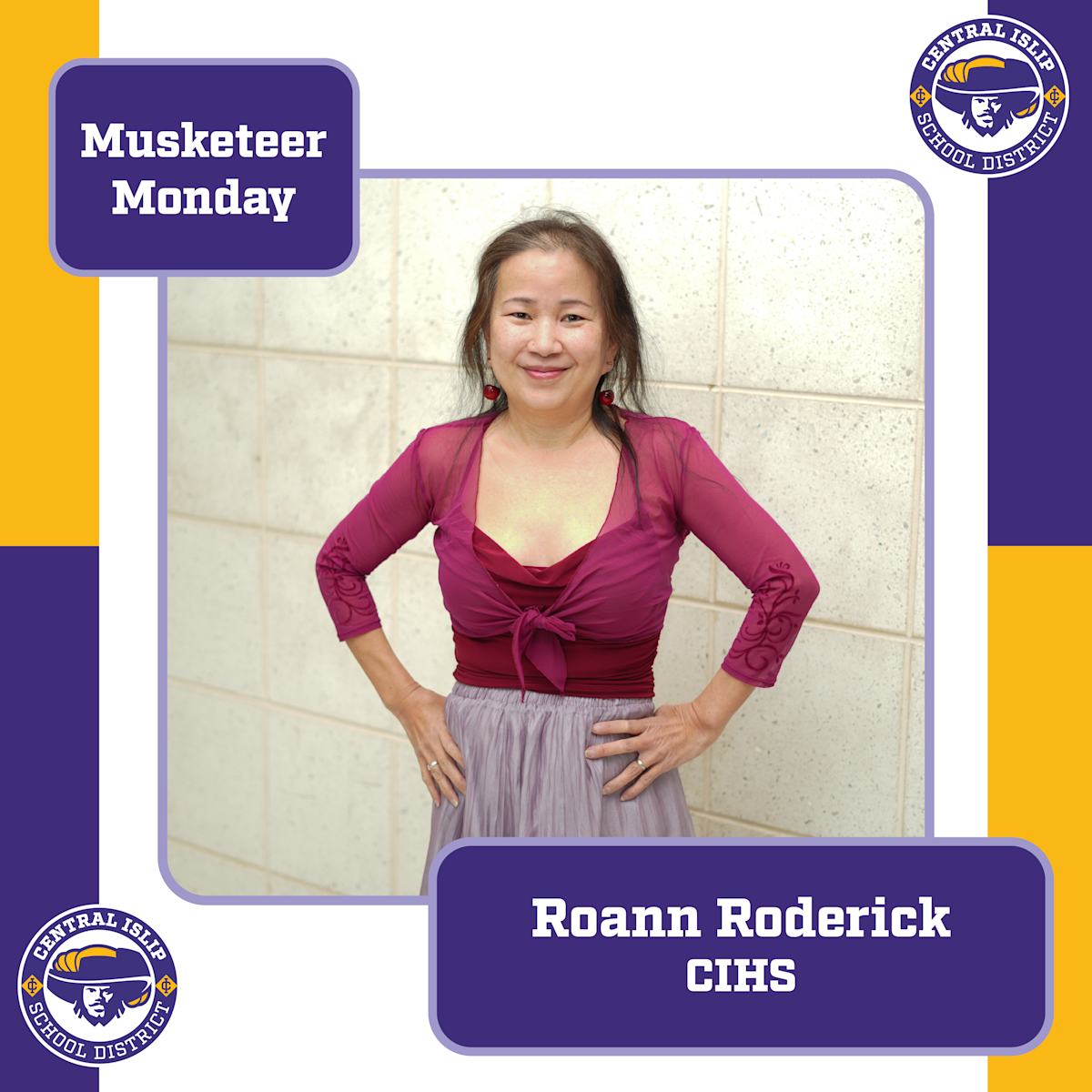 Musketeer Monday Part One: Mrs. Roann Roderick | News Details