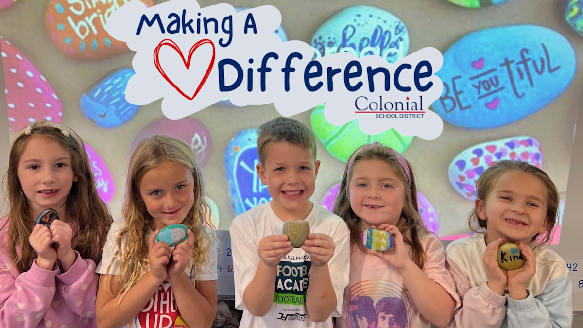 Making A Difference: Ridge Park first graders spread kindness messages ...