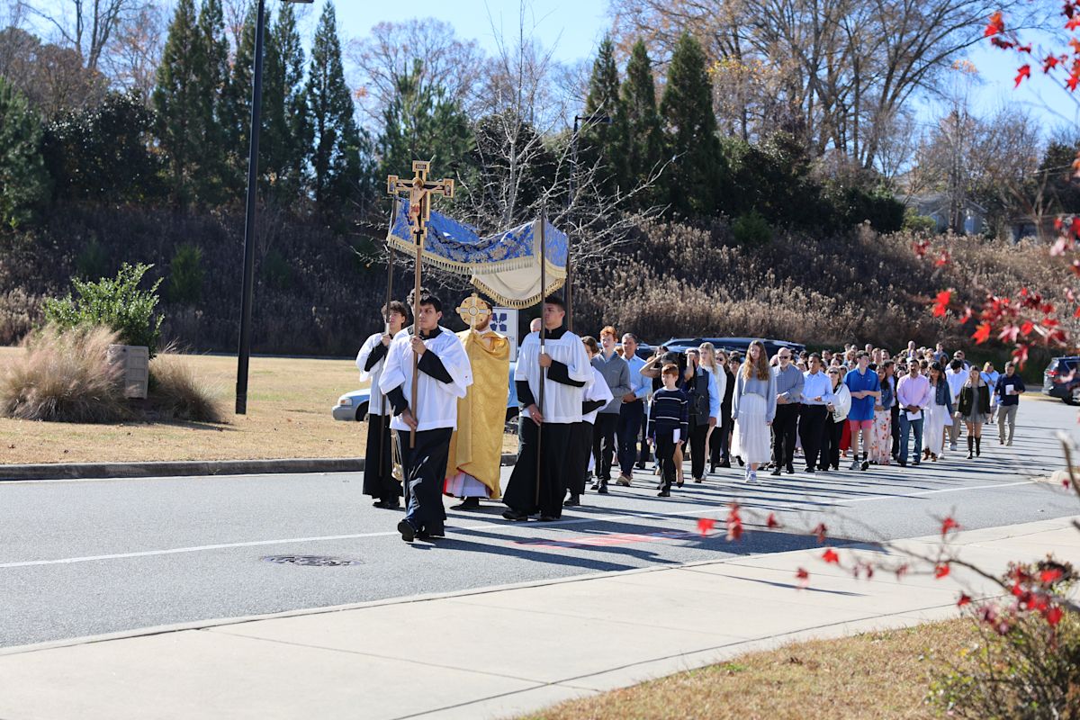 CTK Honors Feast of Christ the King with Mass, Procession, and Blessing ...