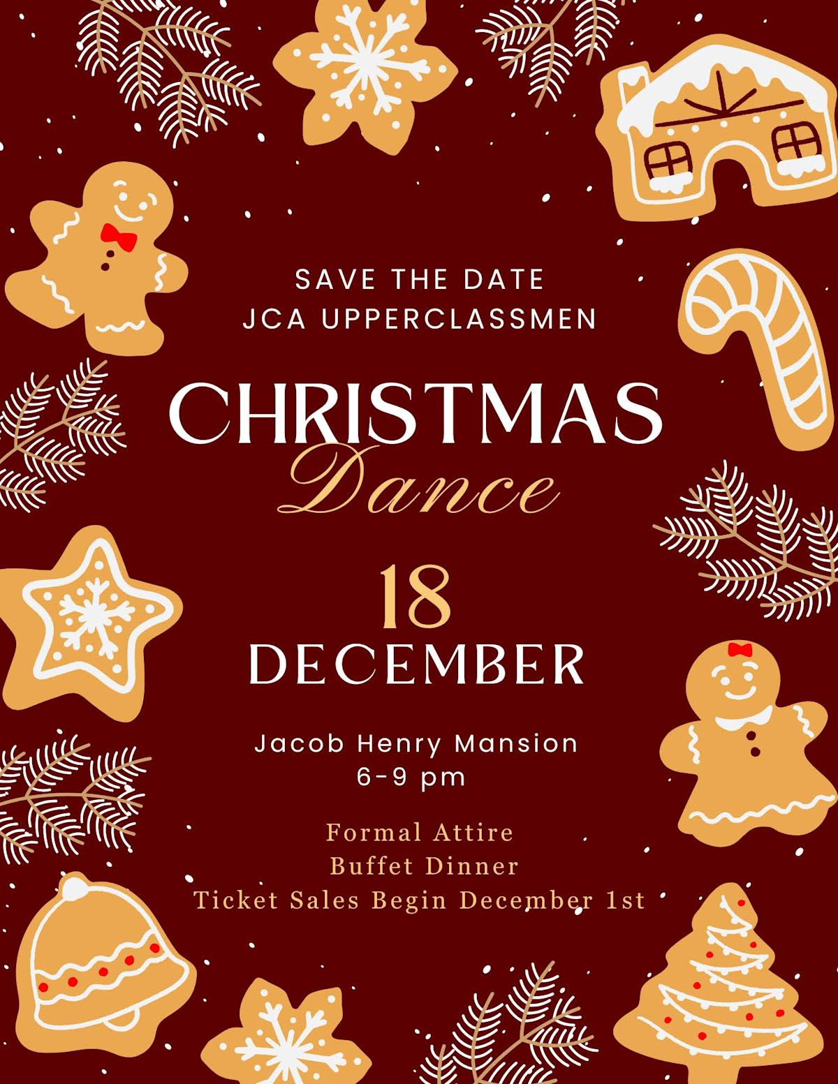 Tickets on Sale Now for JCA's Christmas Dance for Juniors and Seniors ...