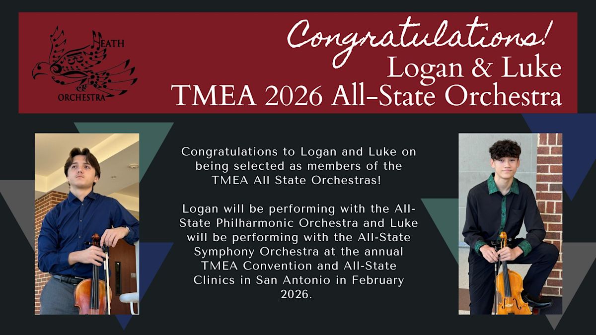 TMEA 2026 All-State Orchestra | Post Details