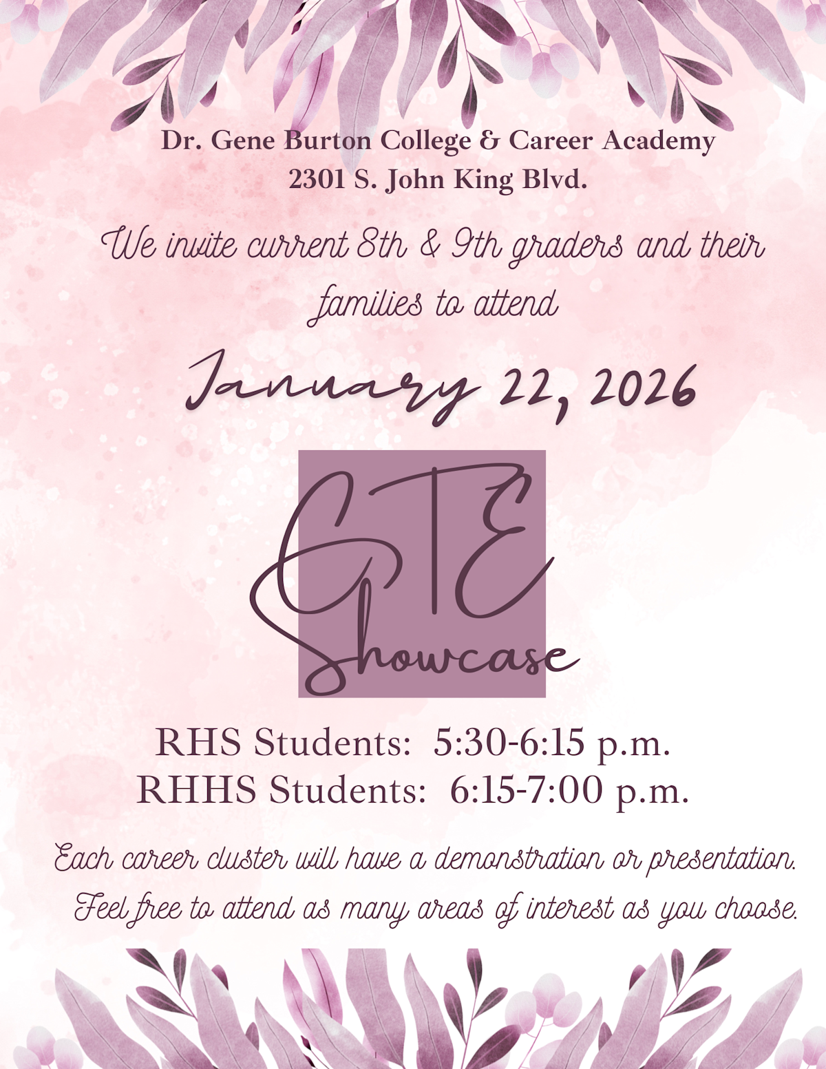 GBCCA CTE Showcase 2026 | Post Details