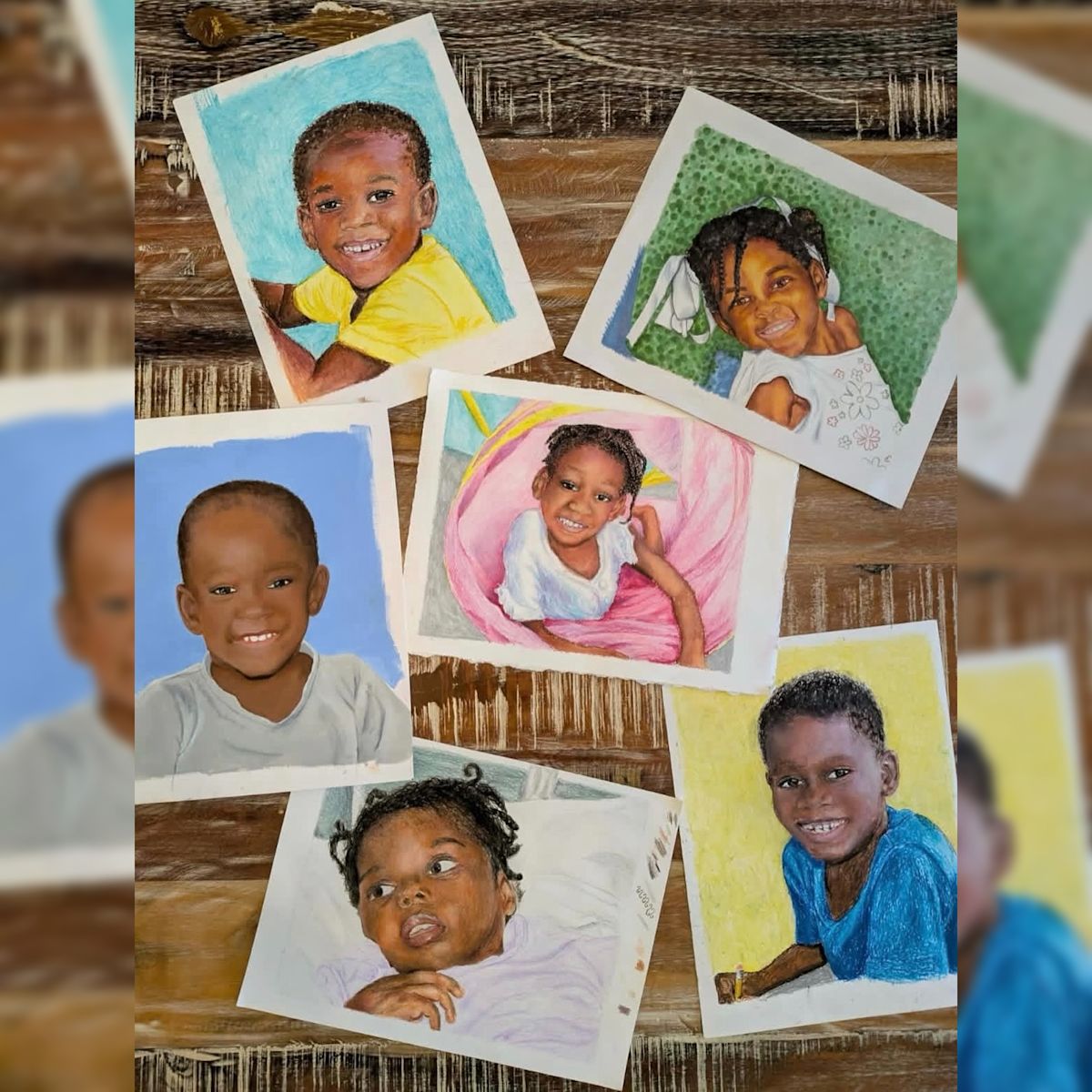 Art Students Paint Portraits of Orphans for "Seen Project" | News Posts ...