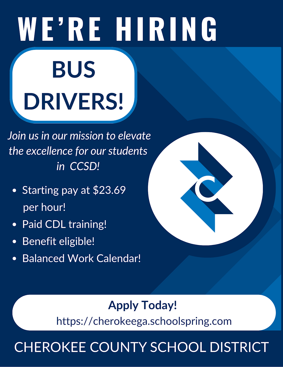 Join Our CCSD Bus Driver Team! | Post Detail