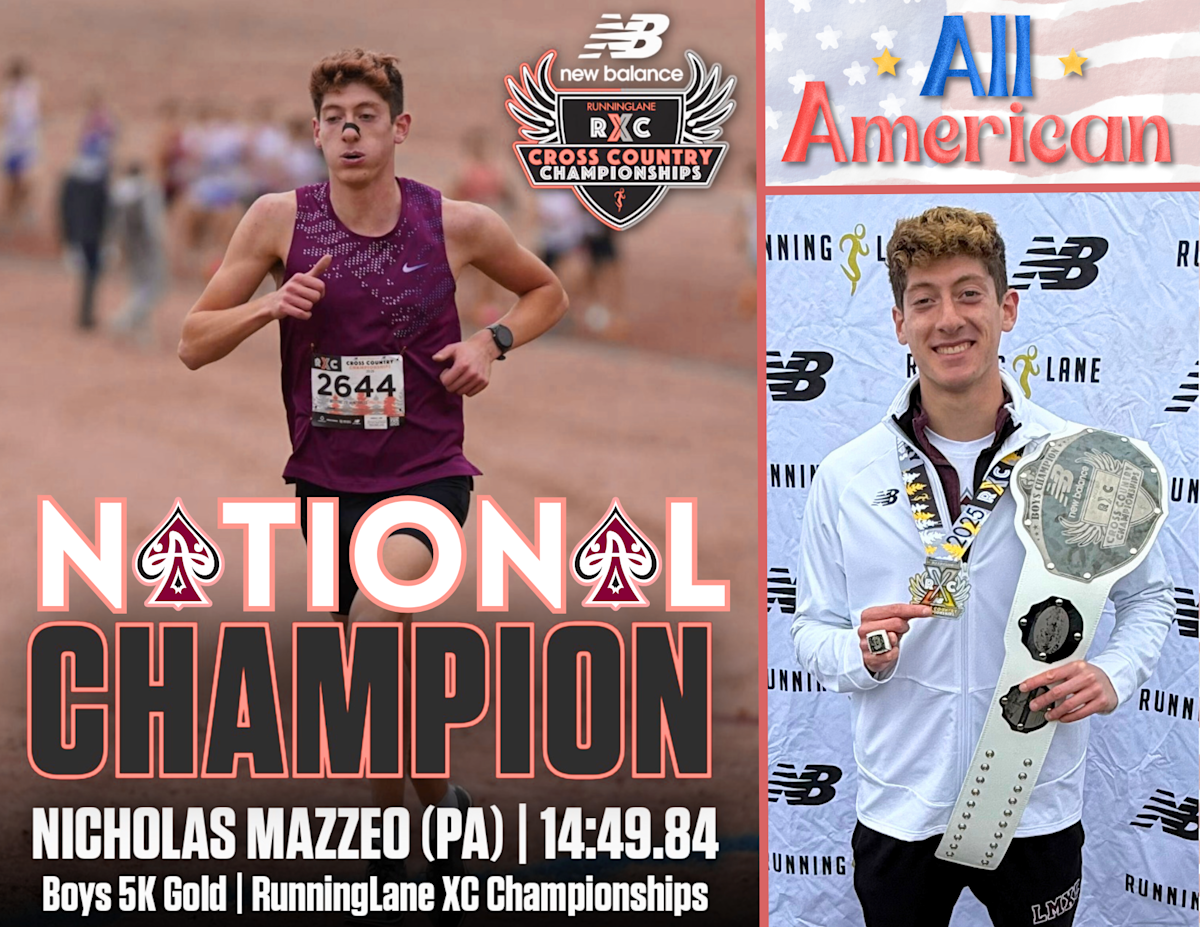 LM’s Nick Mazzeo Wins New Balance XC National Championship | Article