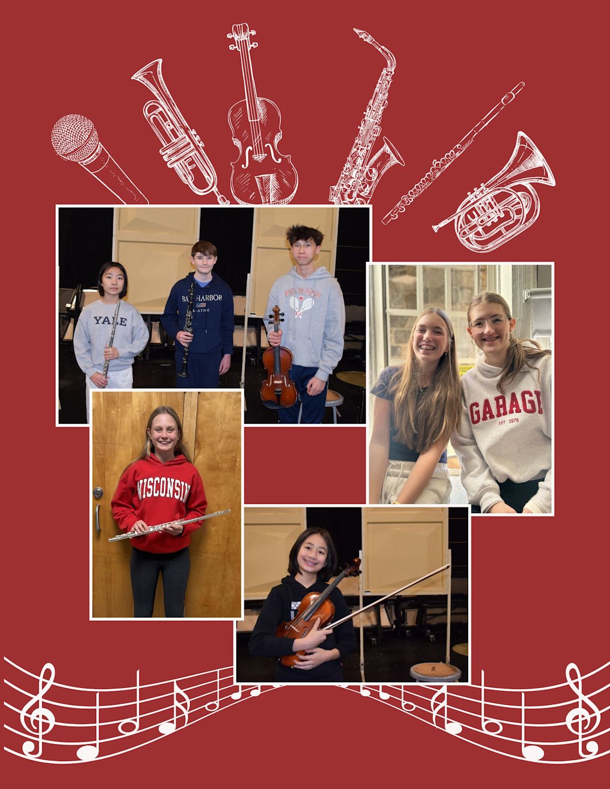 Seven Students Selected for Area All-County Music Ensembles | Posts Details
