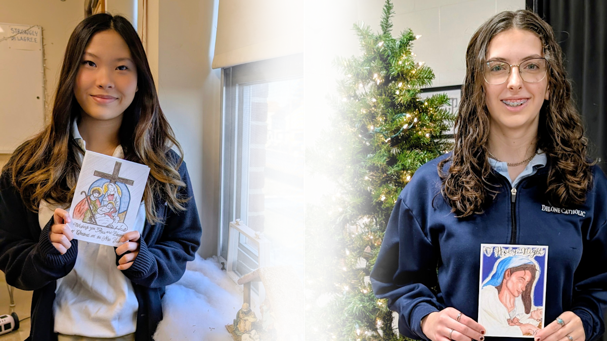 Student Artists Design School Christmas Cards | Details