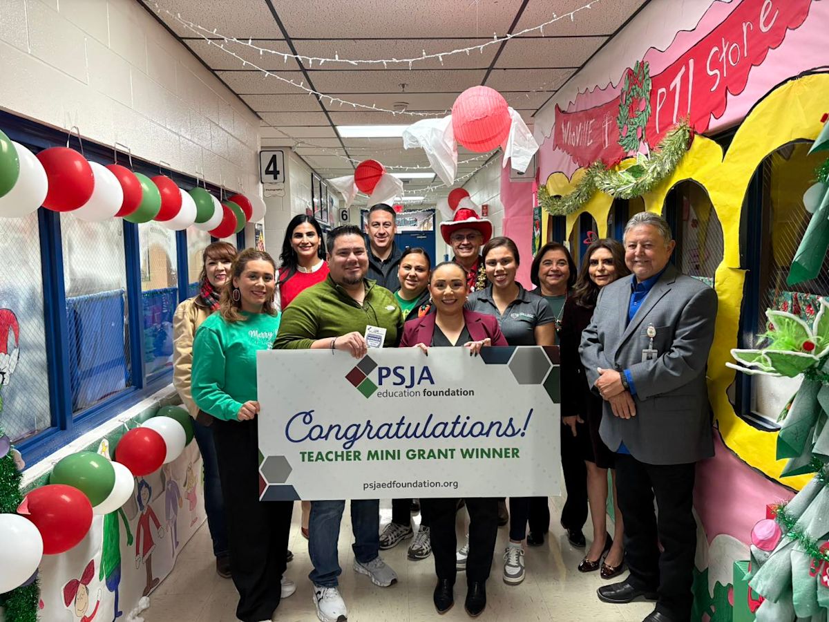 PSJA Education Foundation awards over $38K in teacher mini grants ...