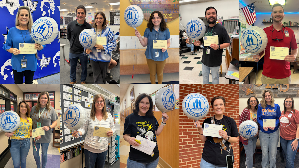 San Angelo Schools Foundation Awards More Than $92,000 in Grants to San ...