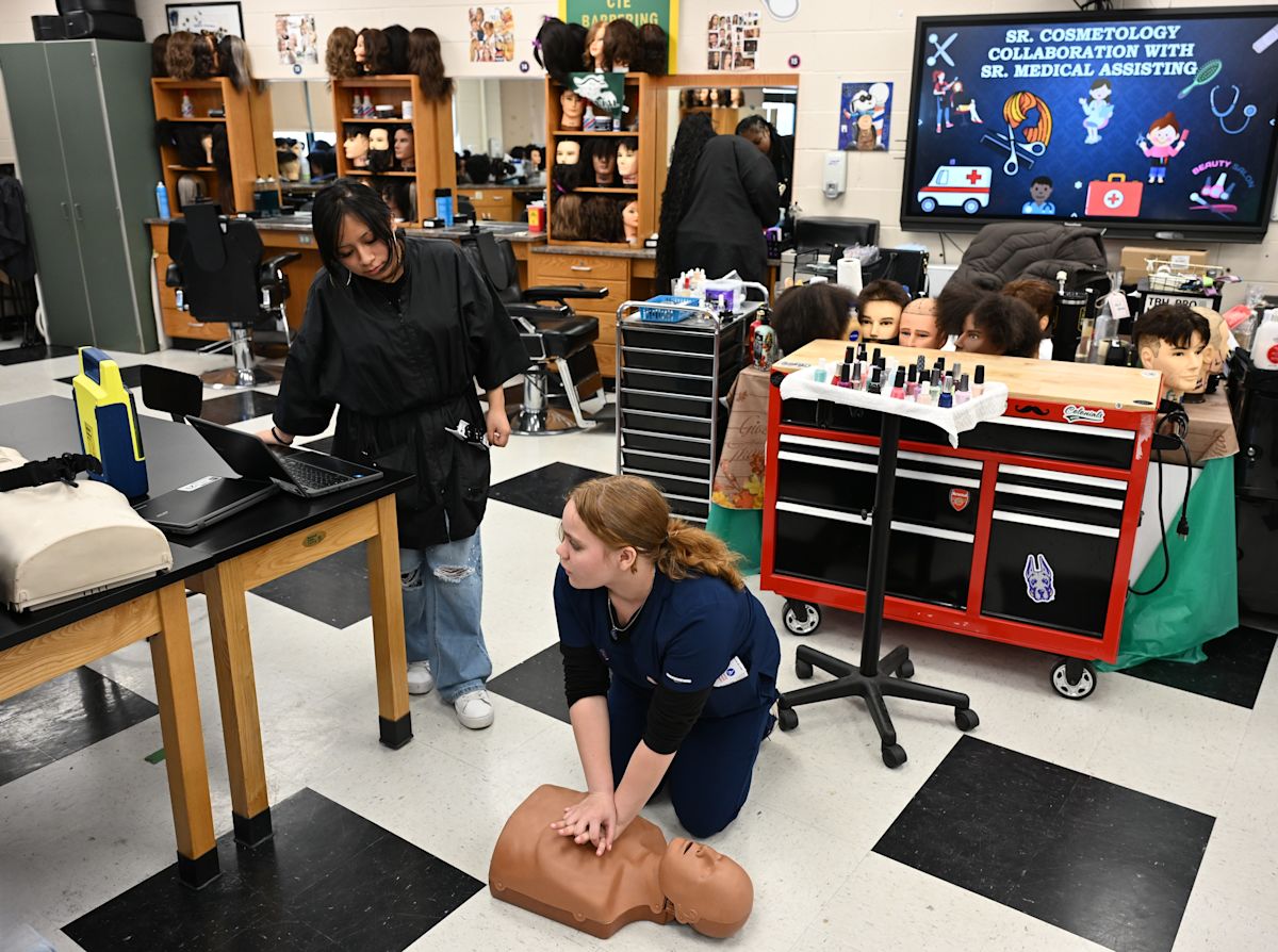 CTE Cosmetology and Medical Assisting Students Collaborate & Share ...