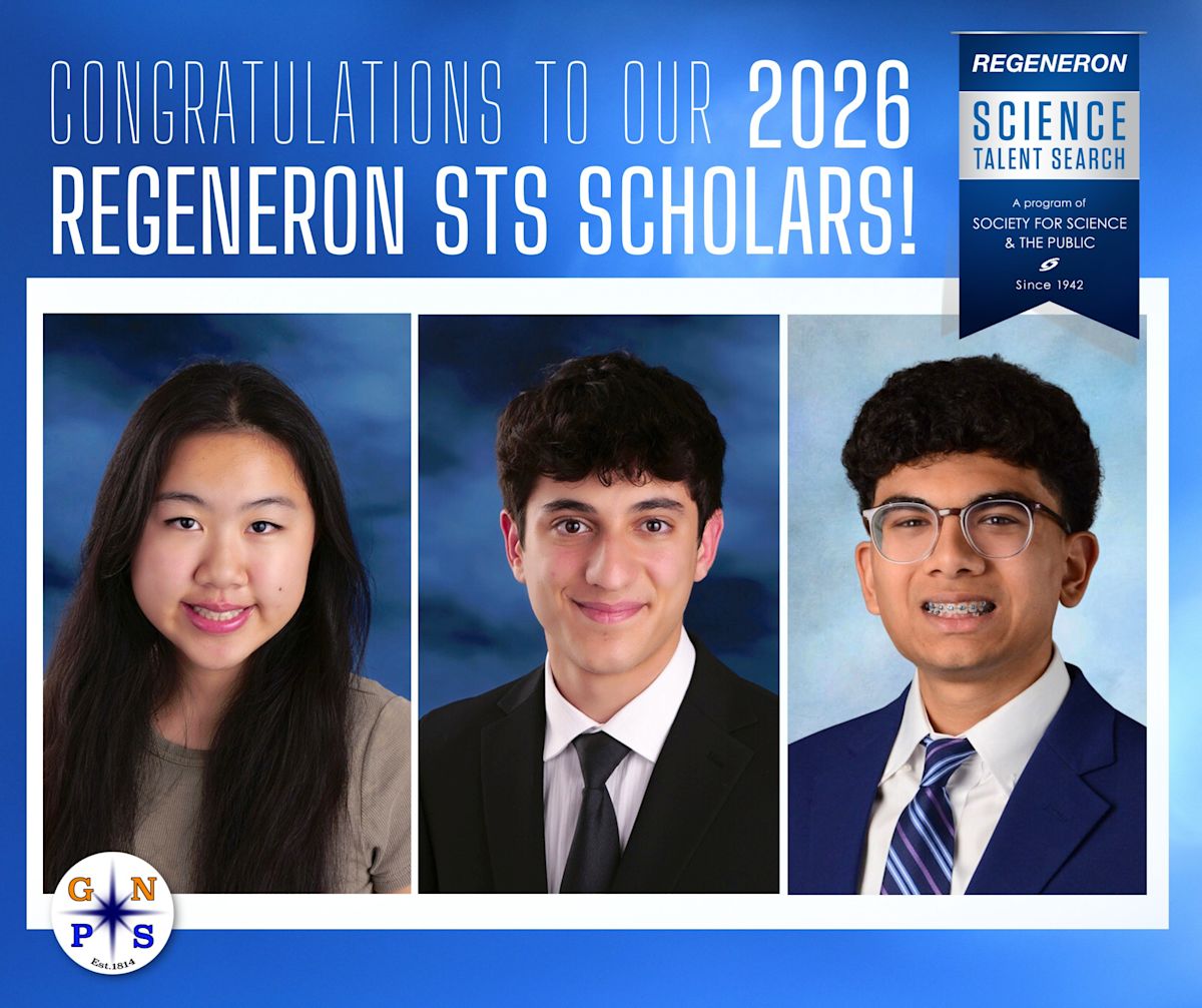 Three GNPS Students Named Regeneron STS Scholars | Posts Detail - News ...