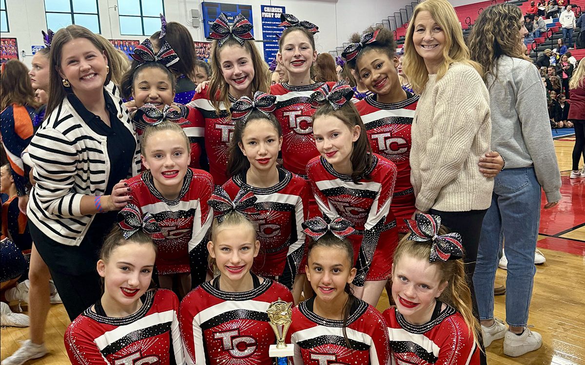 Middle School Cheer Takes Second at Tournament | Timothy Christian Schools