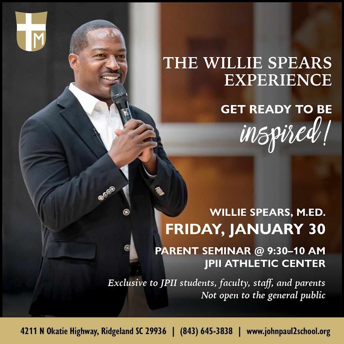 The Willie Spears Experience Mark Your Calendars January 30 Post Page