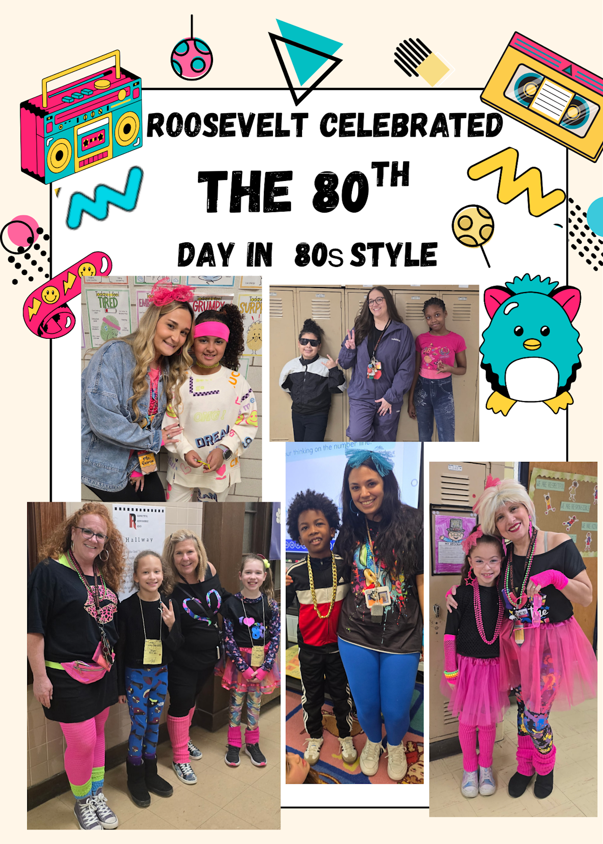 Roosevelt Celebrated the 80th Day of School in 80s Style | Posts ...