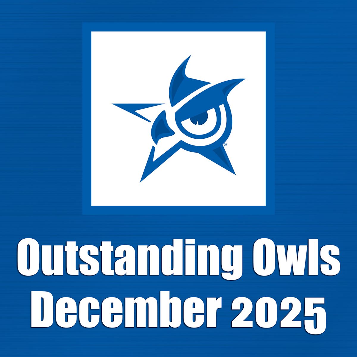 December 2025 Outstanding Owls | Joshua ISD News Details