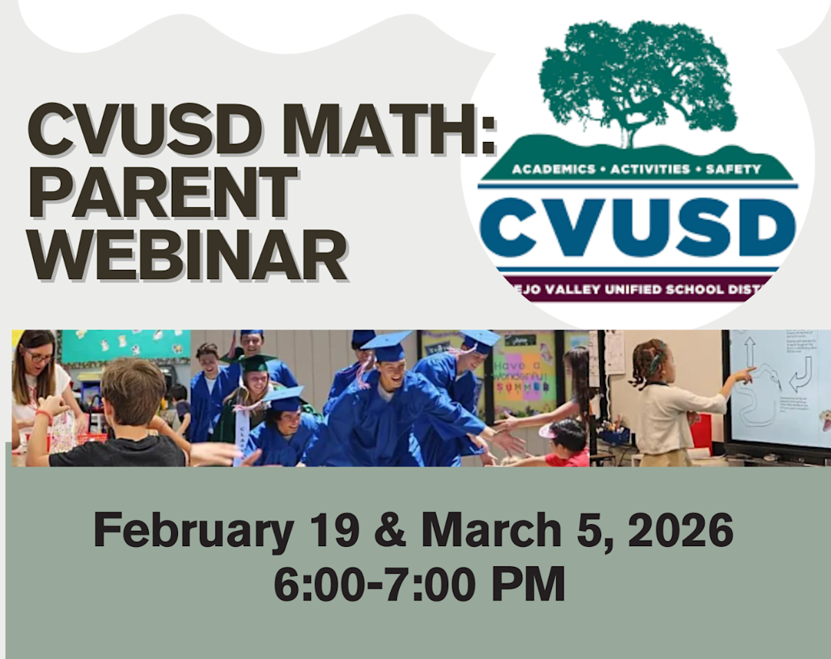 Supporting Student Success in Math: CVUSD Parent Webinar Events | News ...