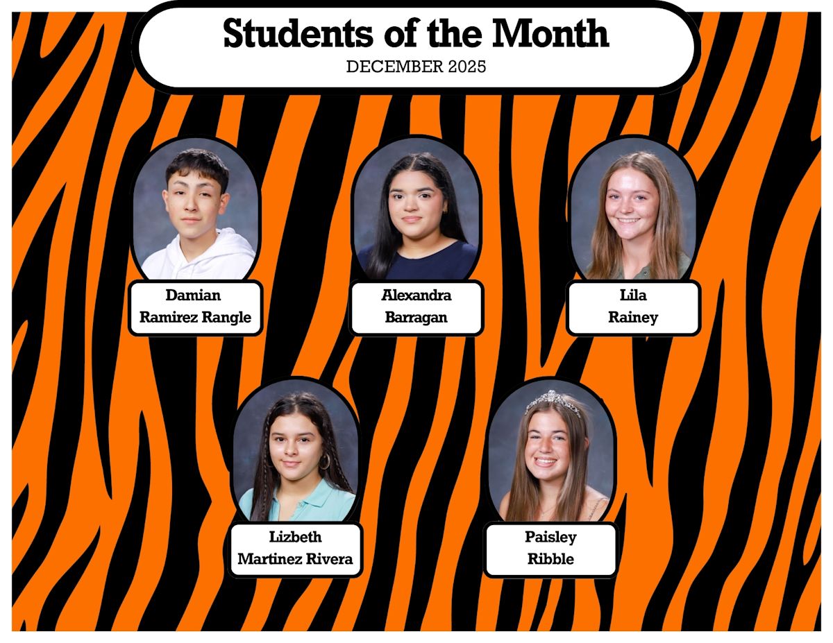 EHS December Students of the Month | EHS News Details