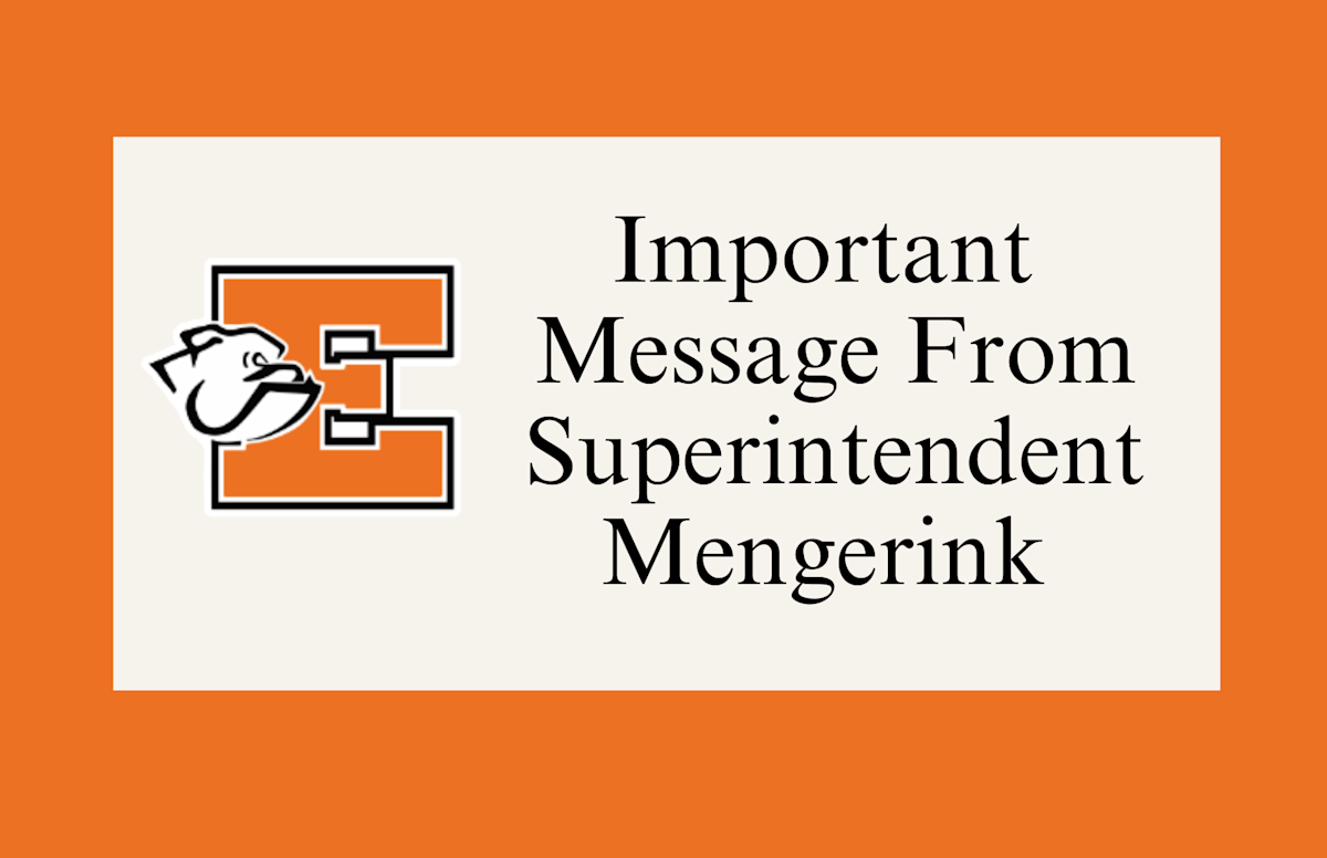 Important Message from Supt. Mengerink | Post Detail