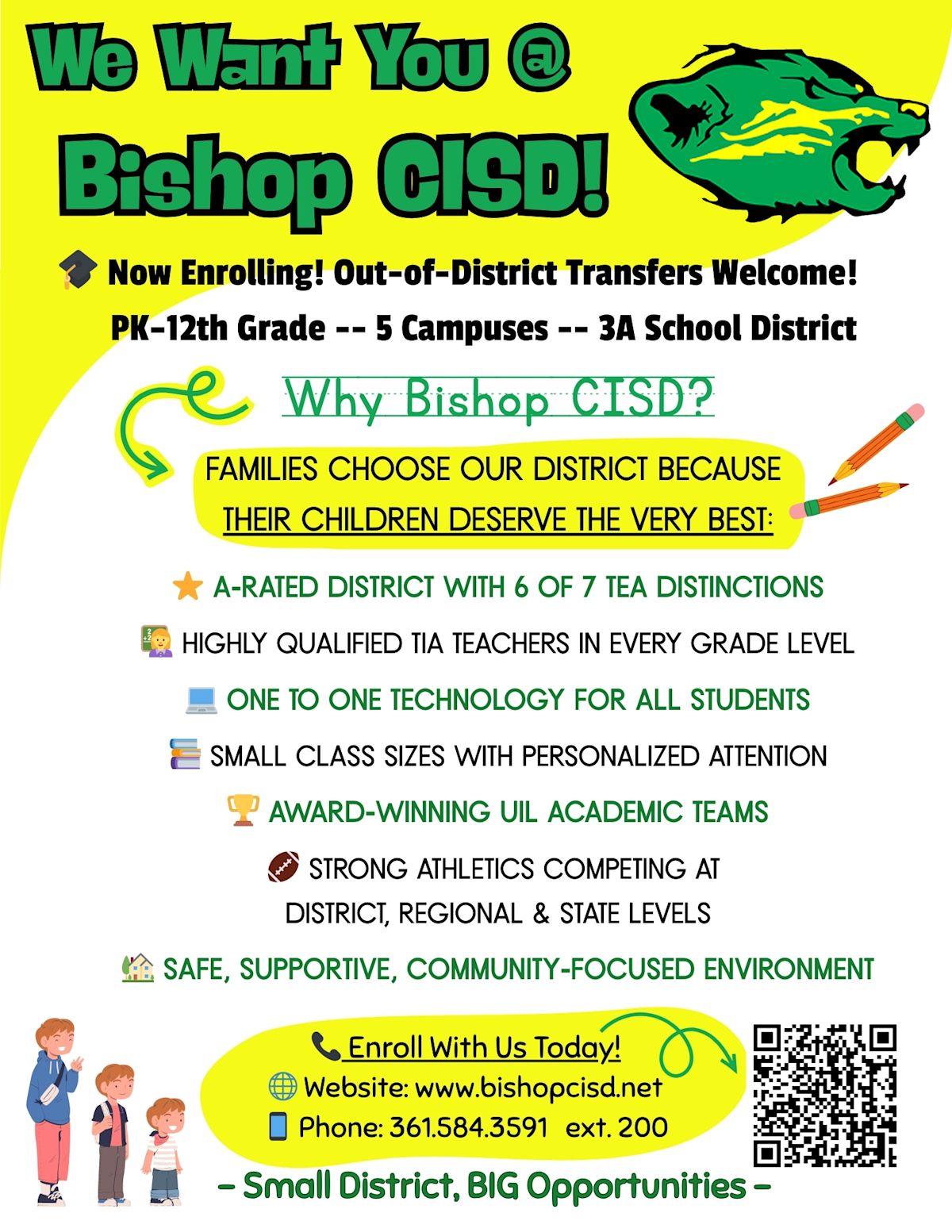 We Want You! Bishop CISD! | Posts Detail