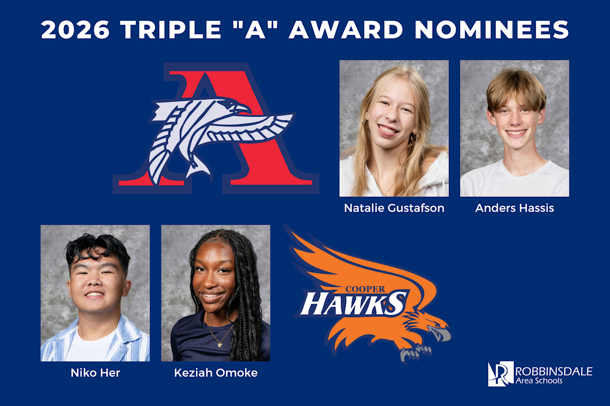 Rdale student-athletes nominated for MSHSL Triple ‘A’ Award | article
