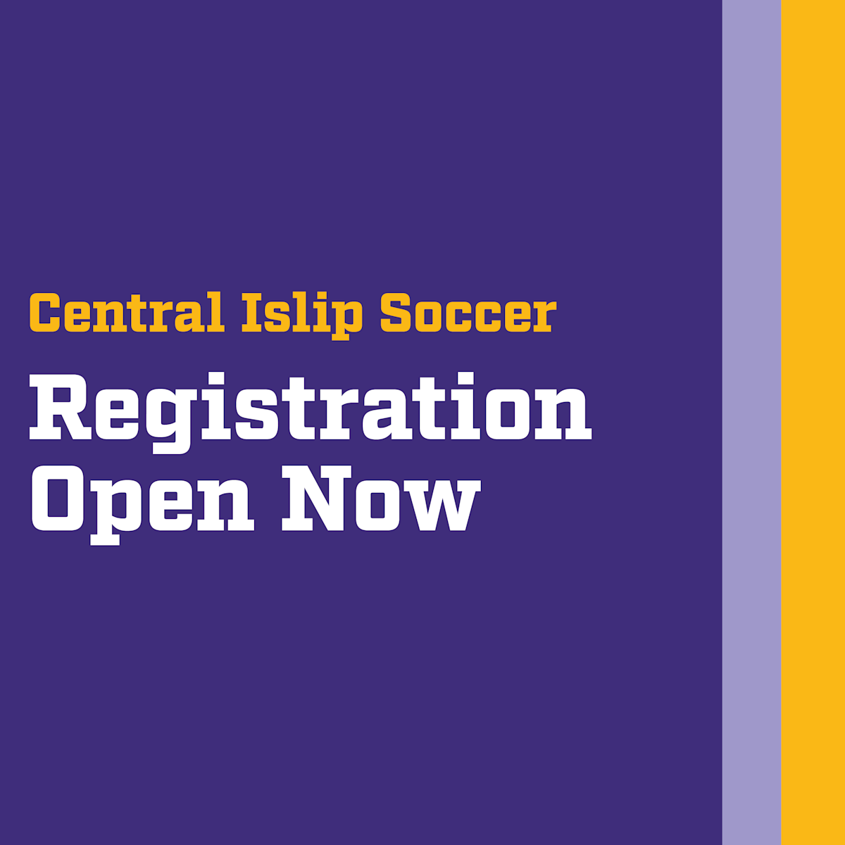 Central Islip Soccer Club Registration Information | News Details