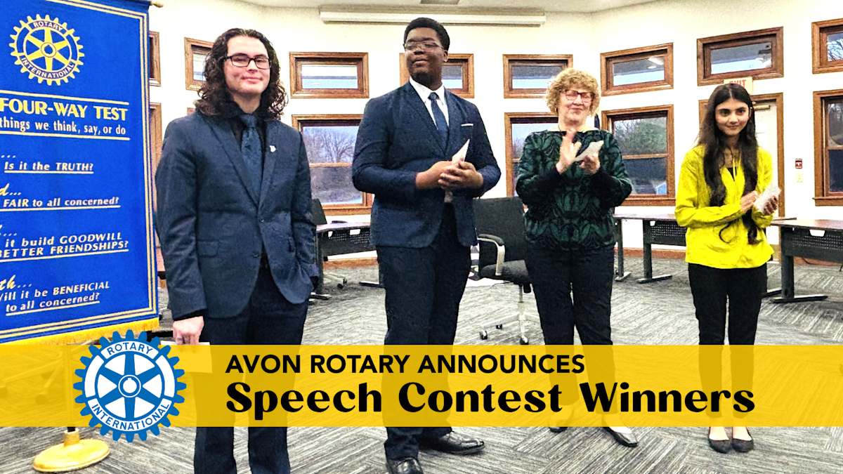 Rotary Announces Speech Contest Winners | Experience Avon